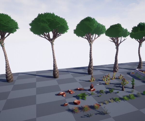 ArtStation - Stylized Desert Environment | Game Assets