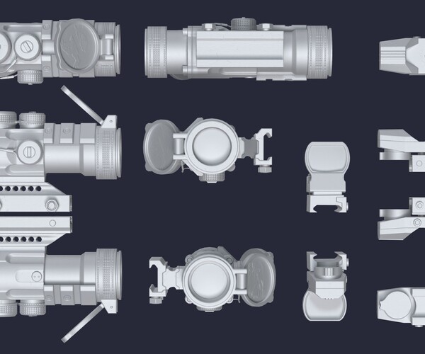 ArtStation - Gunsights | Game Assets