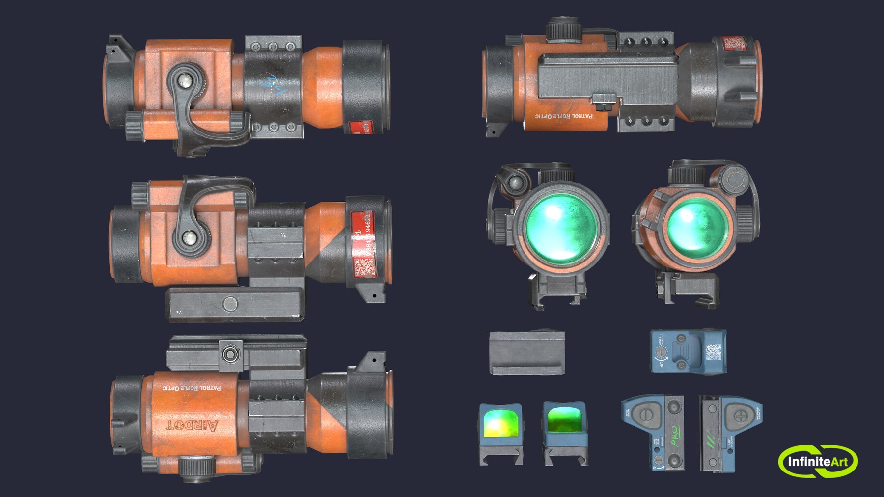 ArtStation - Gunsights | Game Assets