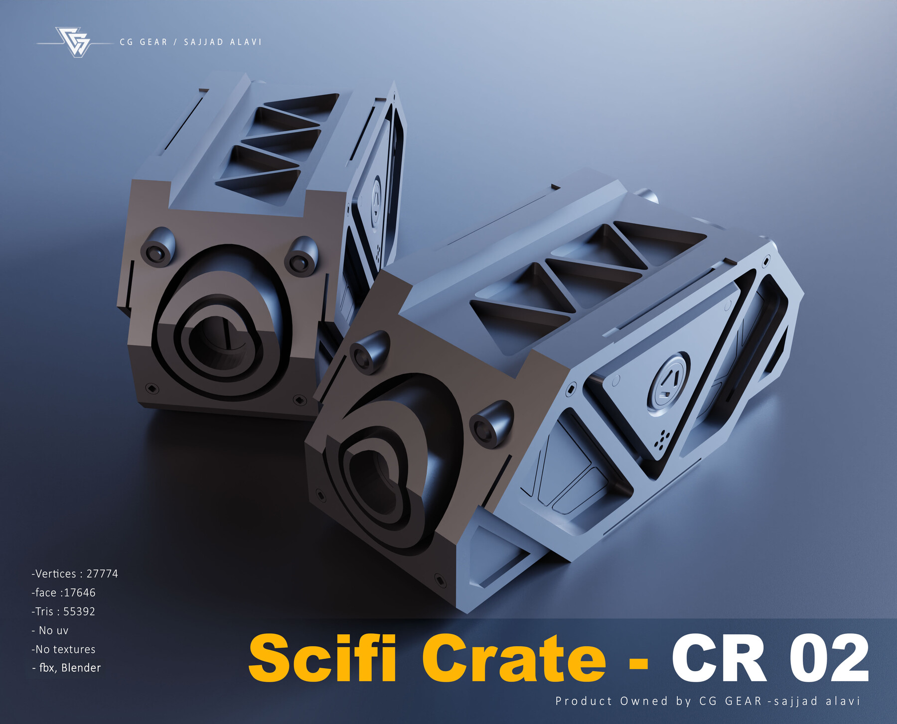 ArtStation - sci fi crate | Resources