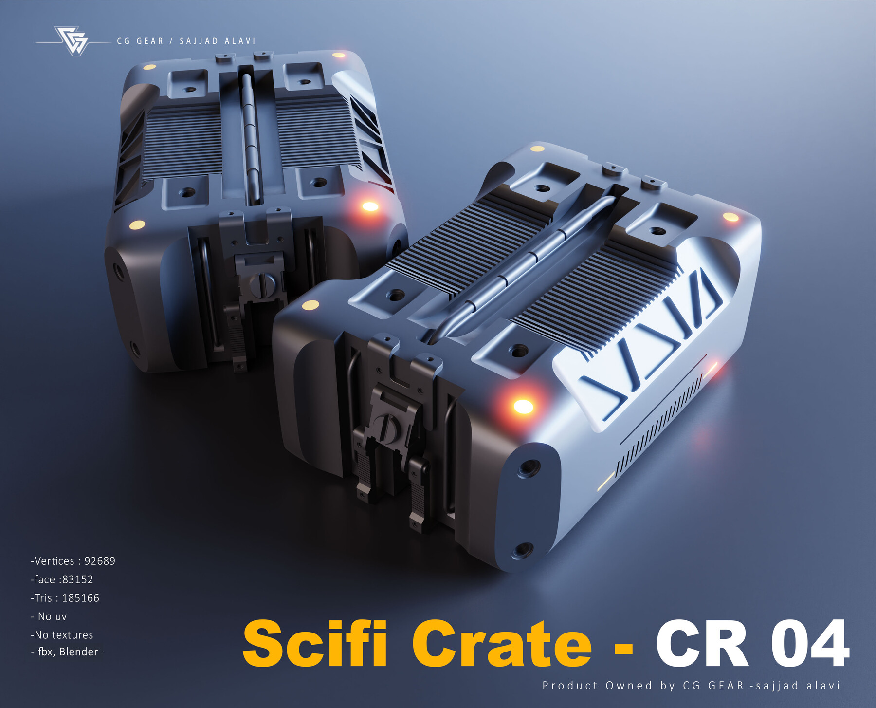 ArtStation - sci fi crate | Resources