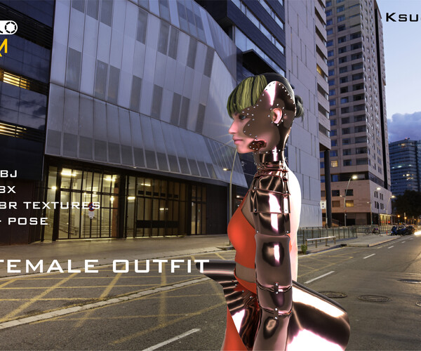 ArtStation - Female outfit | Game Assets