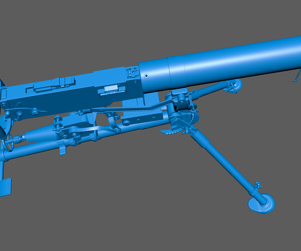 ArtStation - Maxim heavy machine gun model | Resources