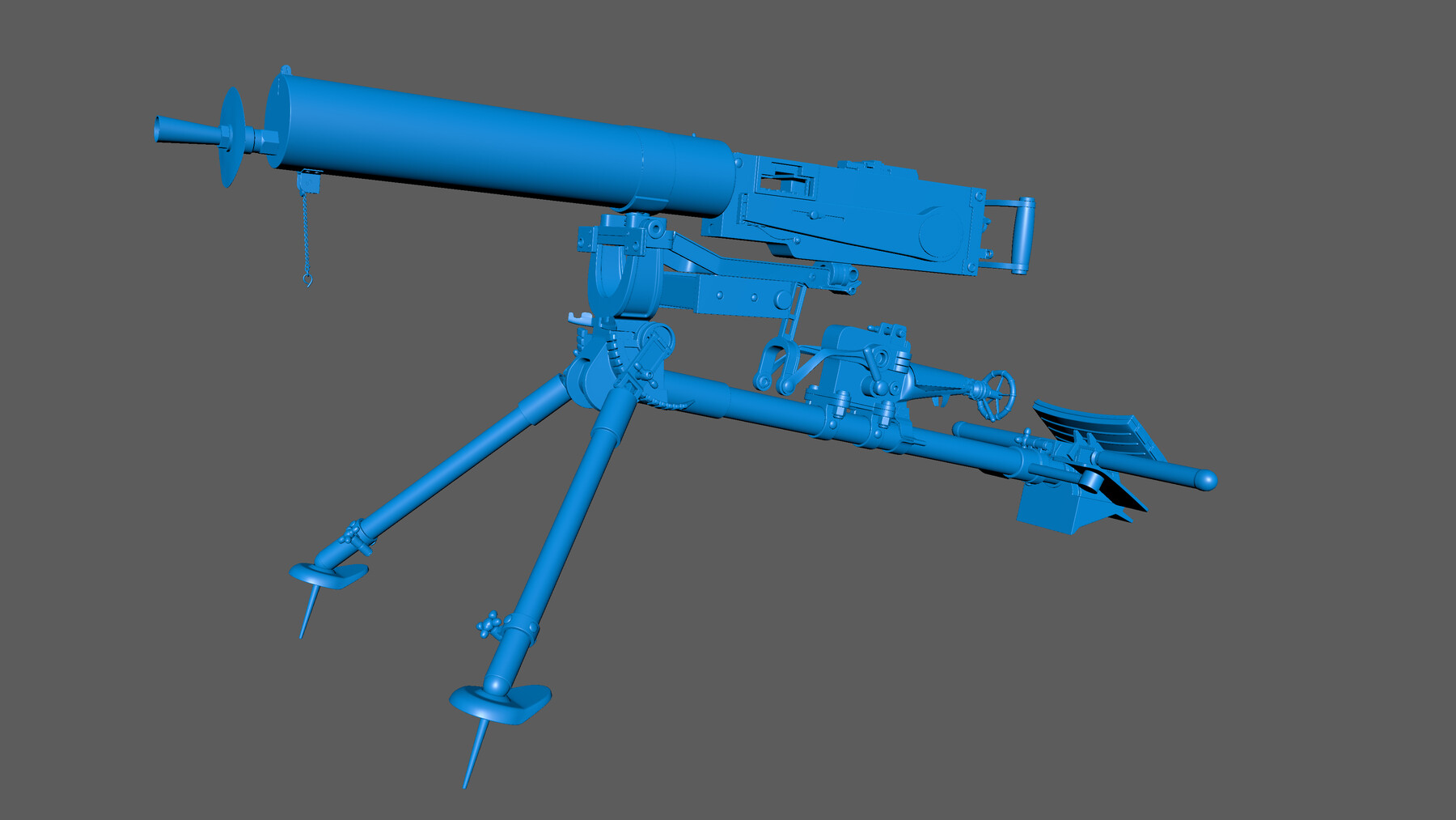ArtStation - Maxim heavy machine gun model | Resources