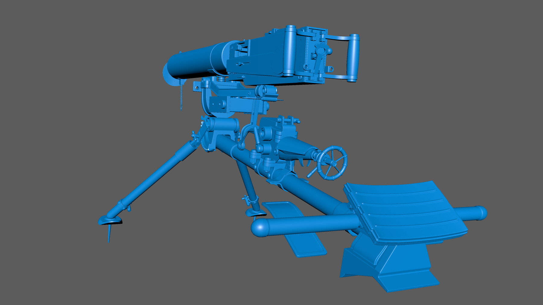 ArtStation - Maxim heavy machine gun model | Resources
