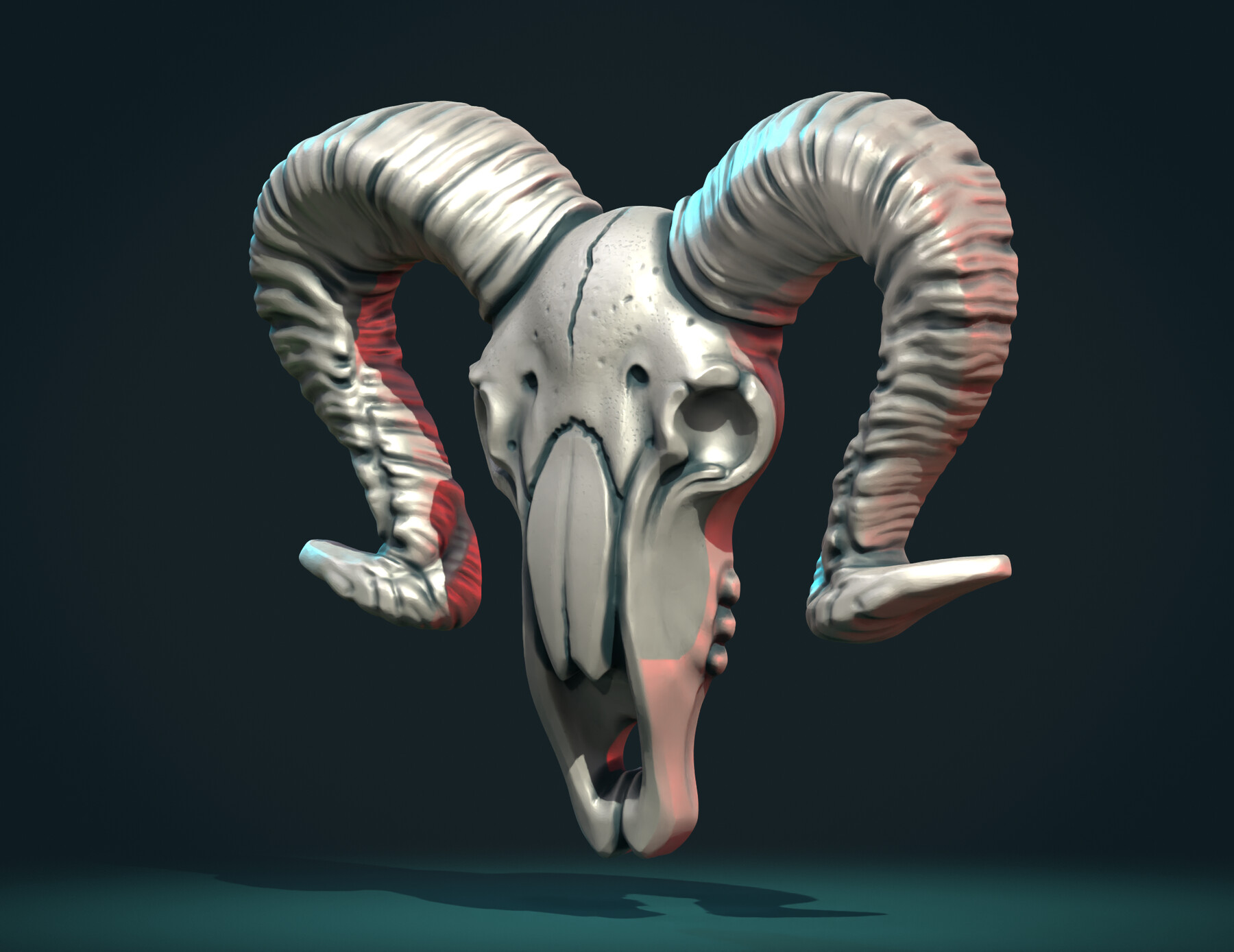 ArtStation - Goat Skull | Resources