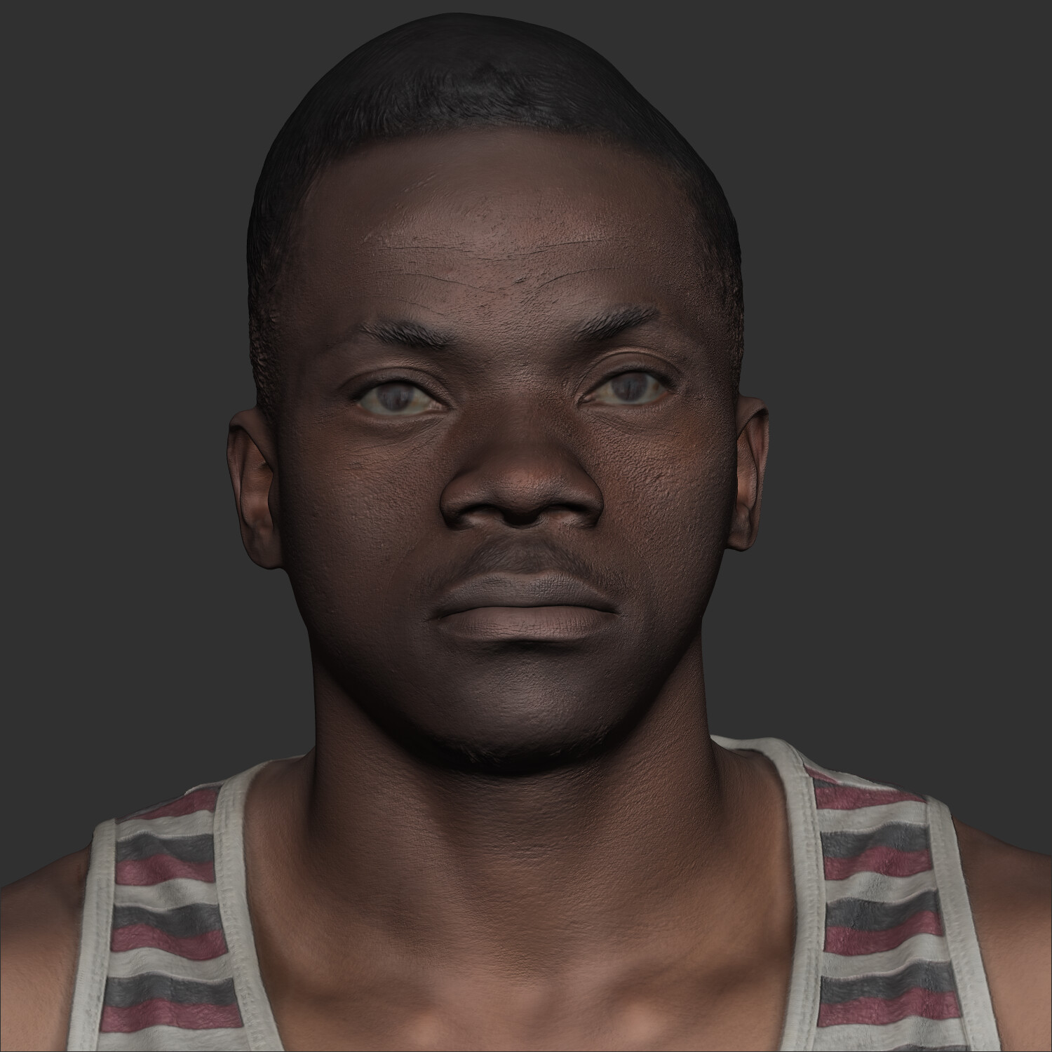 ArtStation - African man in casual ready for animation 367 | Game Assets