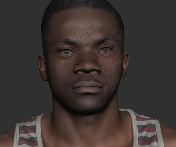 ArtStation - African man in casual ready for animation 367 | Game Assets
