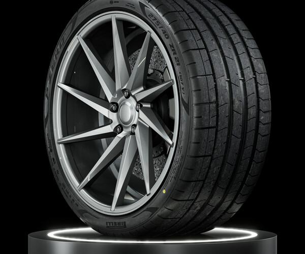 Artstation Pirelli P Zero™ Pz4 • 275 40 Zr21 107y Front Real