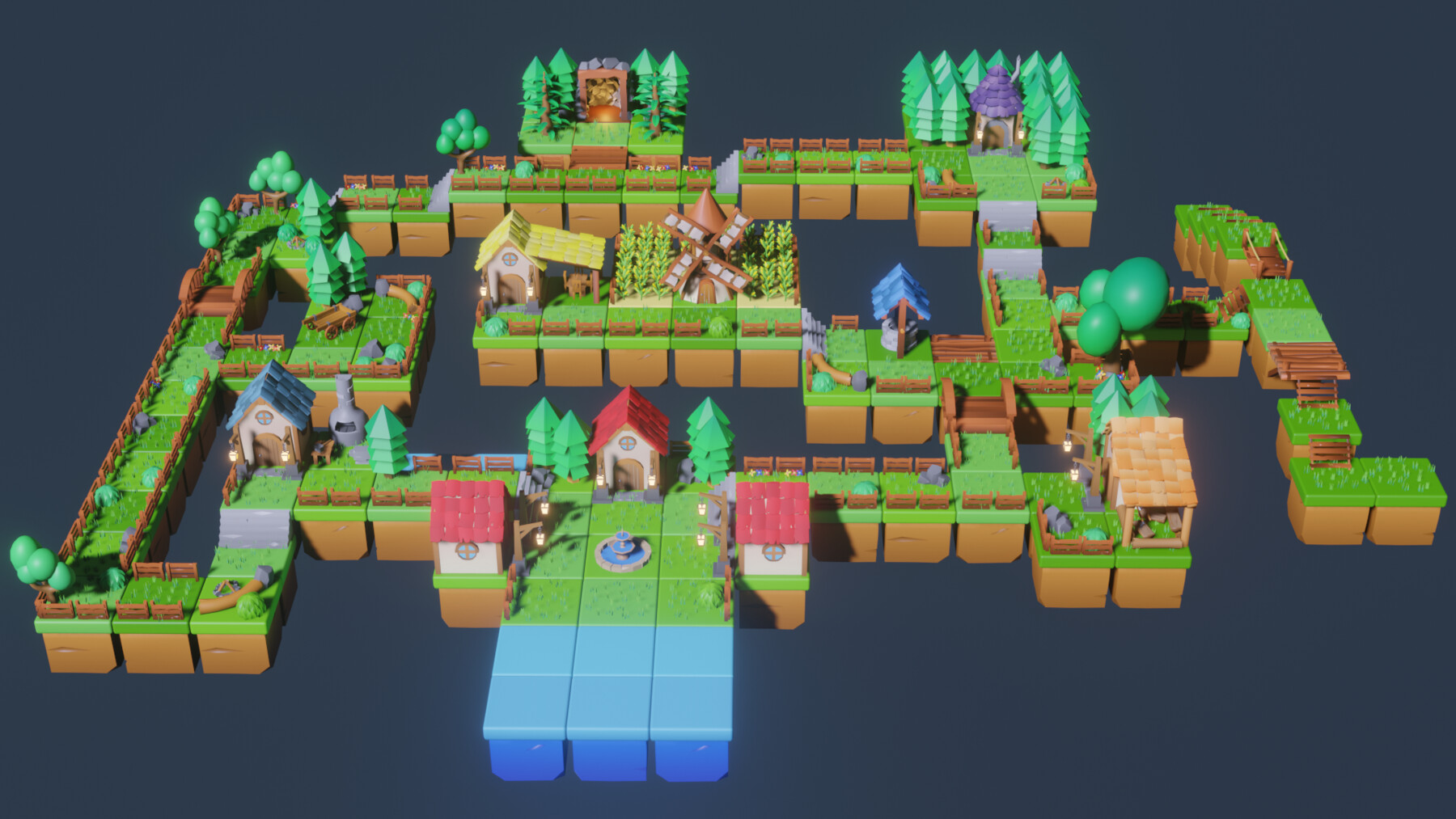 ArtStation - Modular Cubes Assets | Game Assets