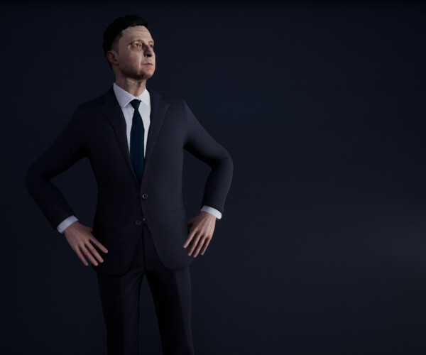 ArtStation - Mr. President | RIGGED | Game Ready | Game Assets