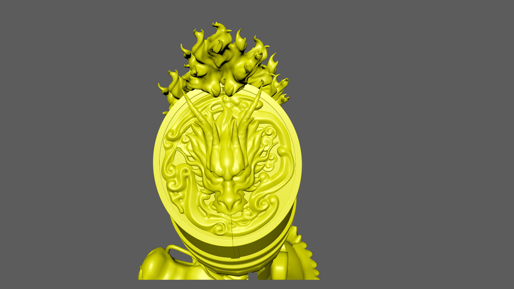 ArtStation - Chinese ancient building dragon column model | Resources