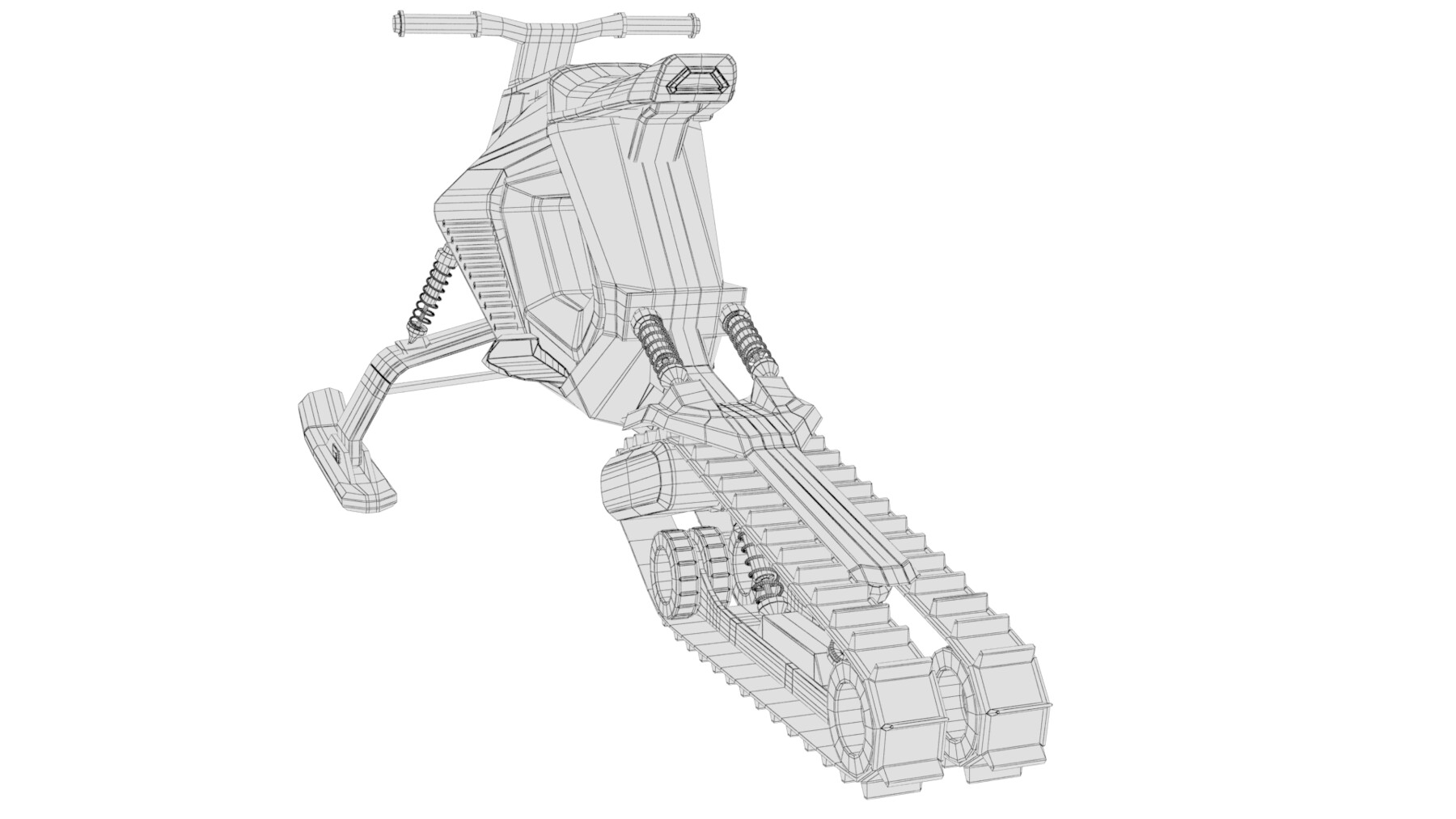 ArtStation - Snowmobile | Game Assets