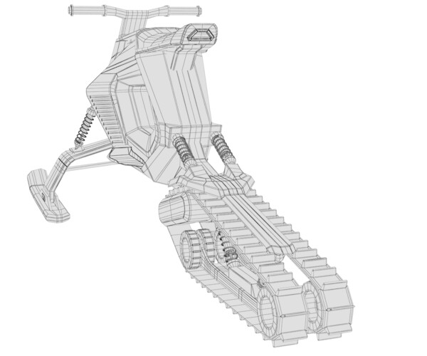 ArtStation - Snowmobile | Game Assets