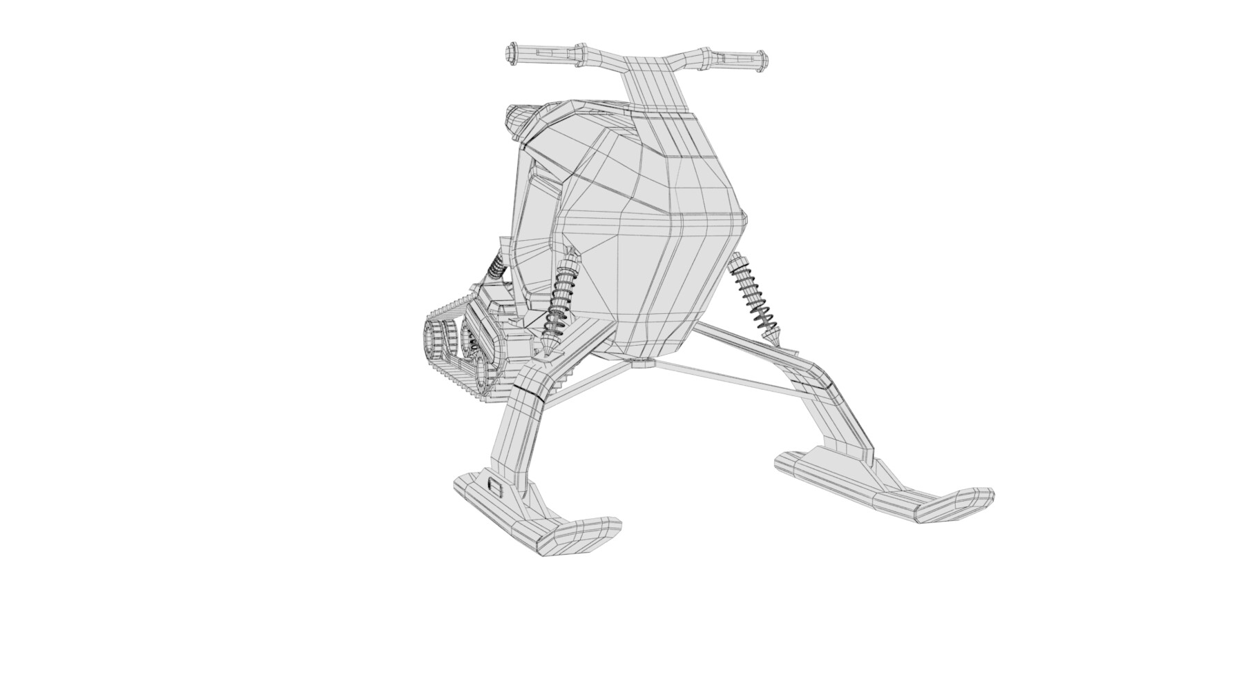 ArtStation - Snowmobile | Game Assets