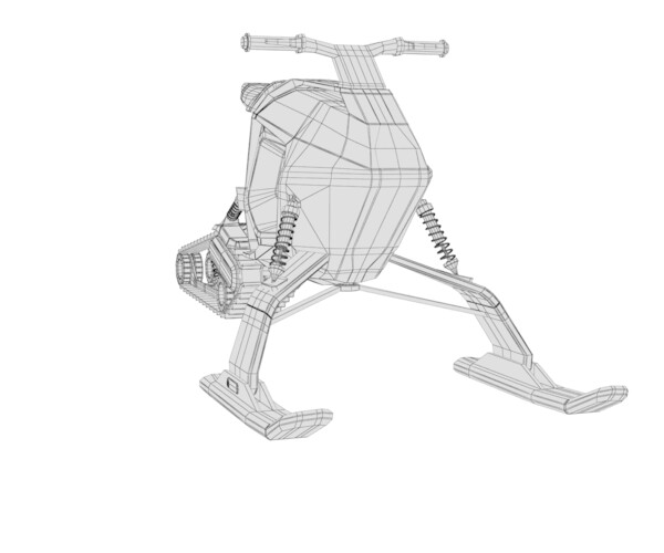 ArtStation - Snowmobile | Game Assets