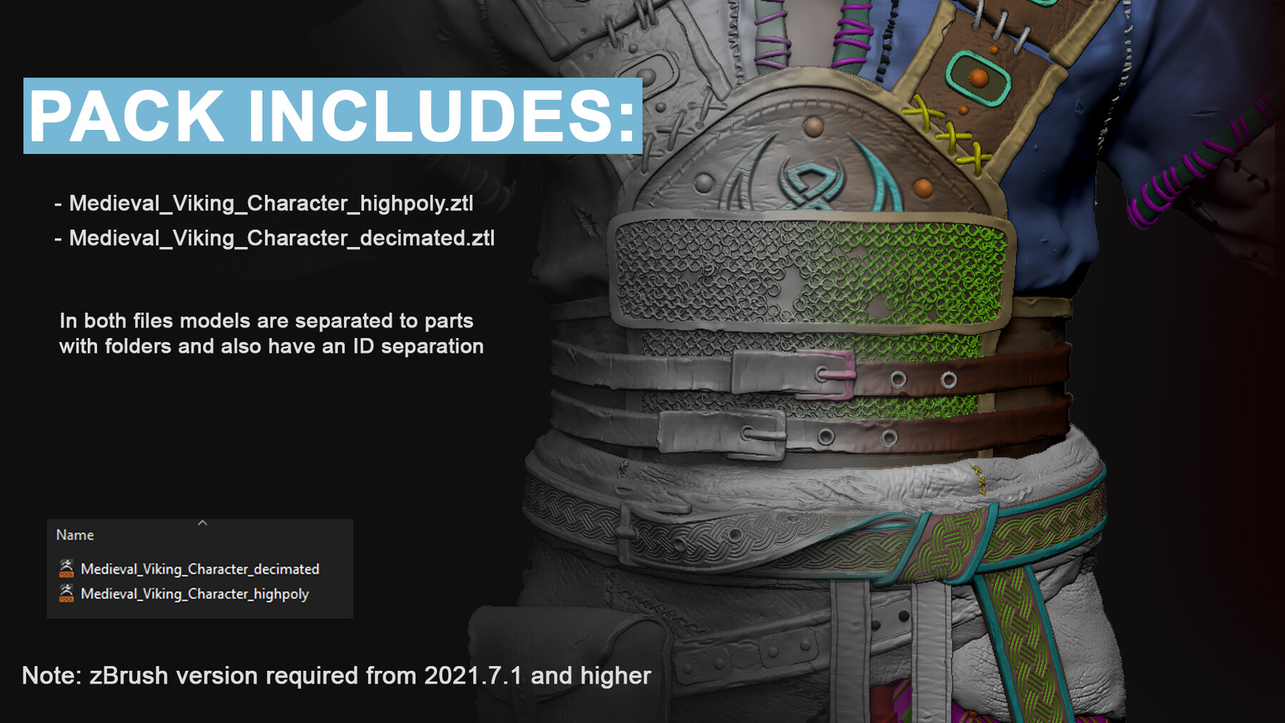 ArtStation - [HIGHPOLY] Medieval Viking | Game Assets