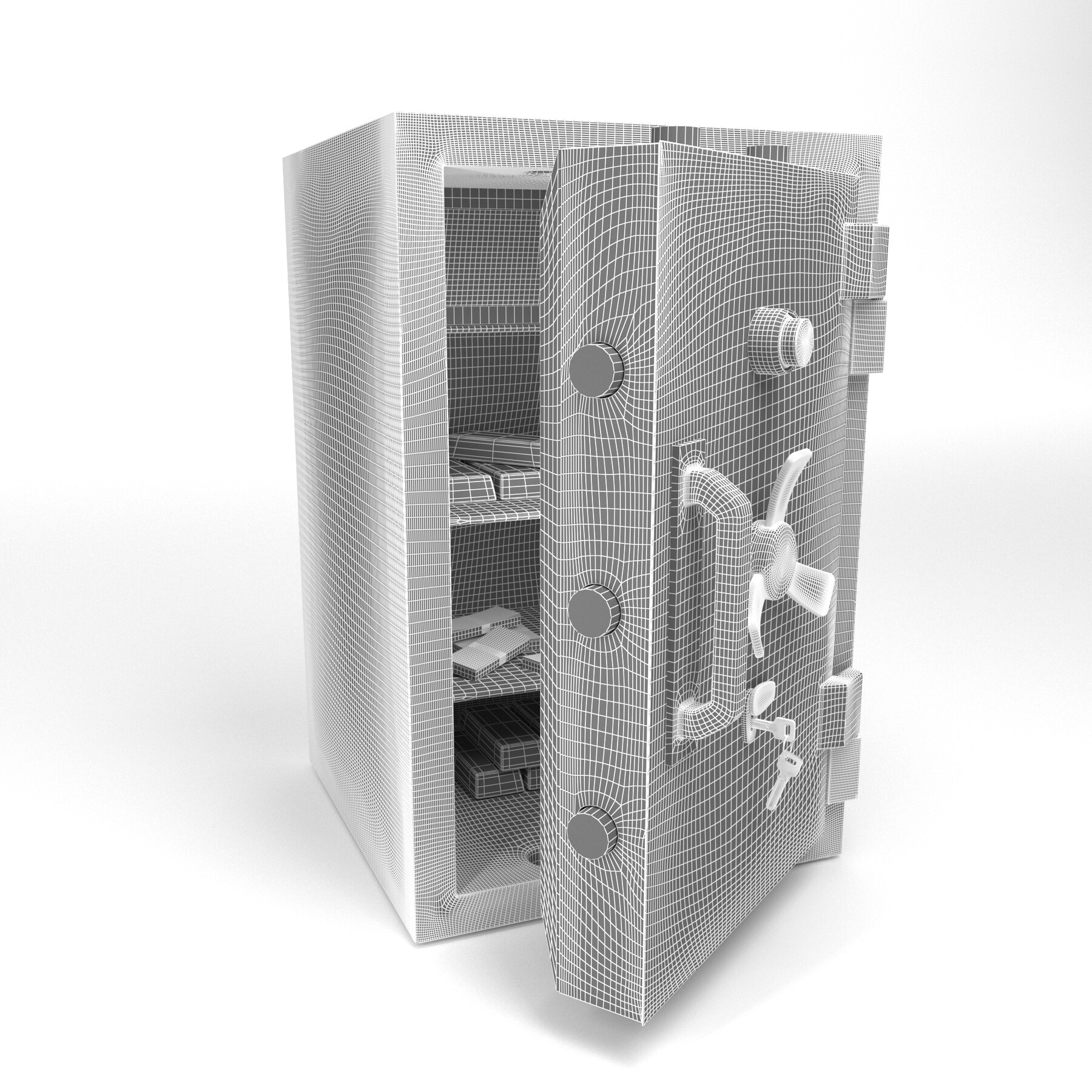 ArtStation - Safe Box-Money & Gold Bullion | Game Assets