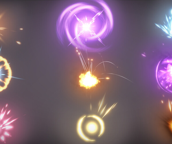 ArtStation - VFX Graph - Hits & Impacts - Vol. 1 | Game Assets