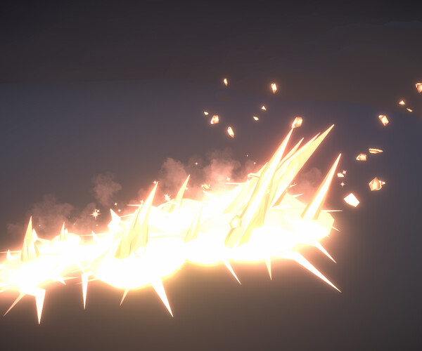 ArtStation - VFX Graph - Ice Attack - Vol. 1 | Game Assets