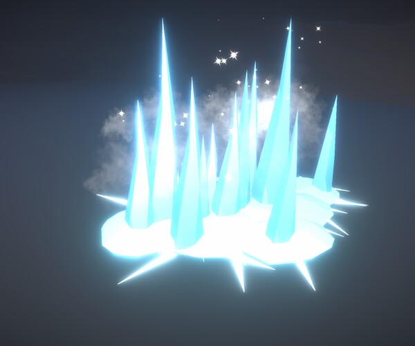 ArtStation - VFX Graph - Ice Attack - Vol. 1 | Game Assets