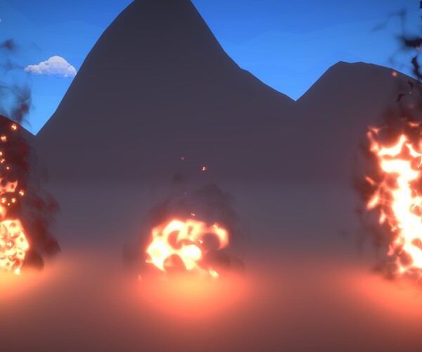 ArtStation - VFX Graph - Stylized Fire - Vol. 1 | Game Assets