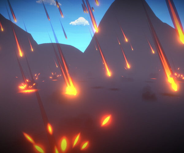 ArtStation - VFX Graph - Meteor Rain - Vol. 1 | Game Assets