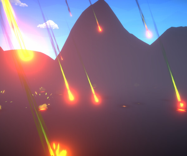 ArtStation - VFX Graph - Meteor Rain - Vol. 1 | Game Assets