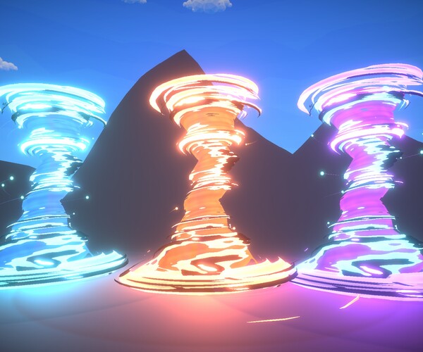 ArtStation - VFX Graph - Stylized Tornados - Vol. 1 | Game Assets