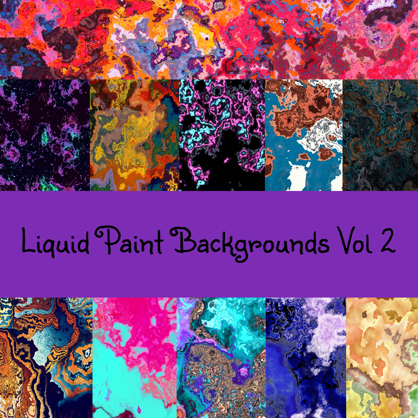 ArtStation - Liquid Paint Backgrounds Vol 2 | Artworks