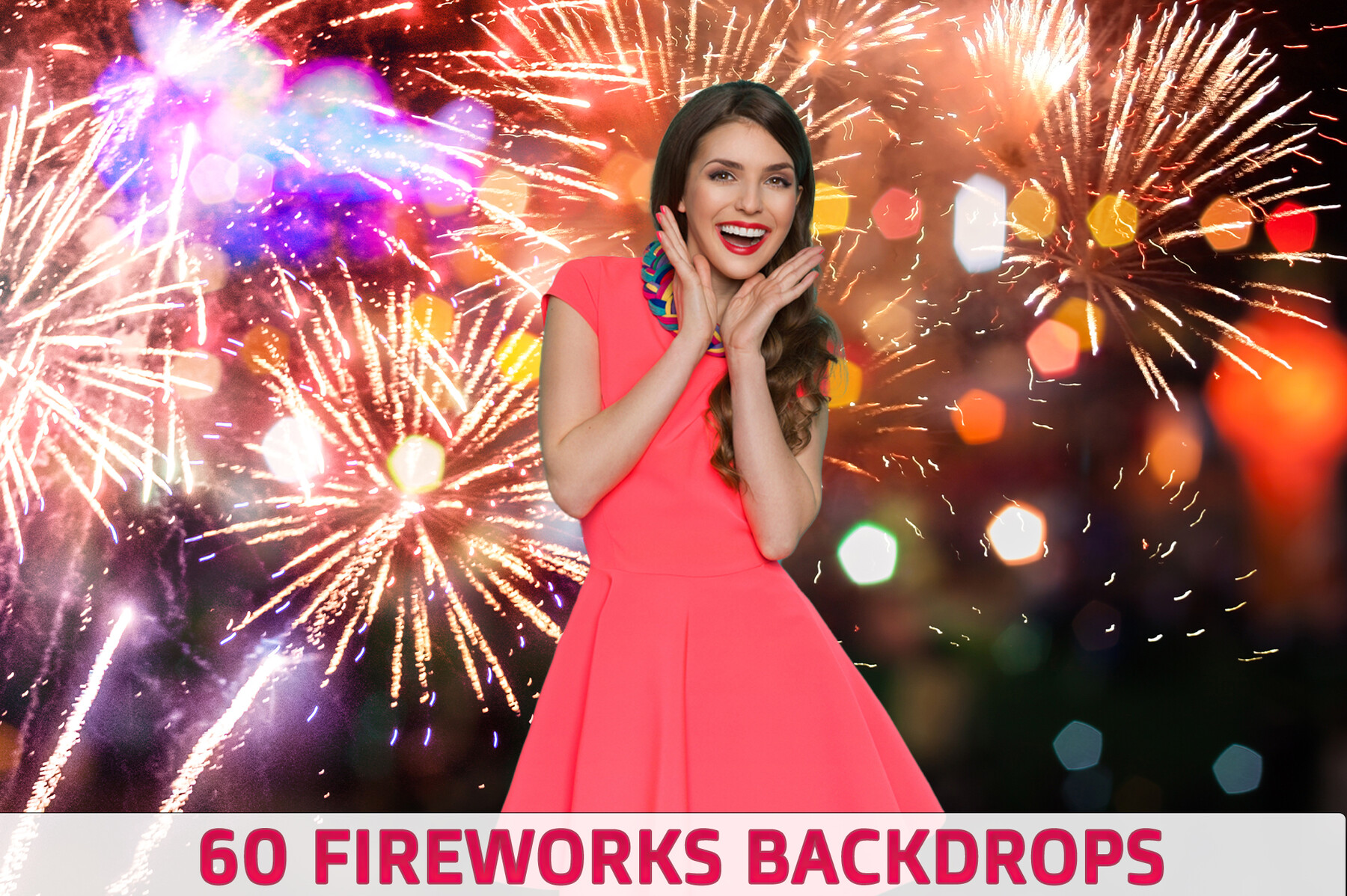 ArtStation - 60 Realistic fireworks backdrops, fireworks sky show ...