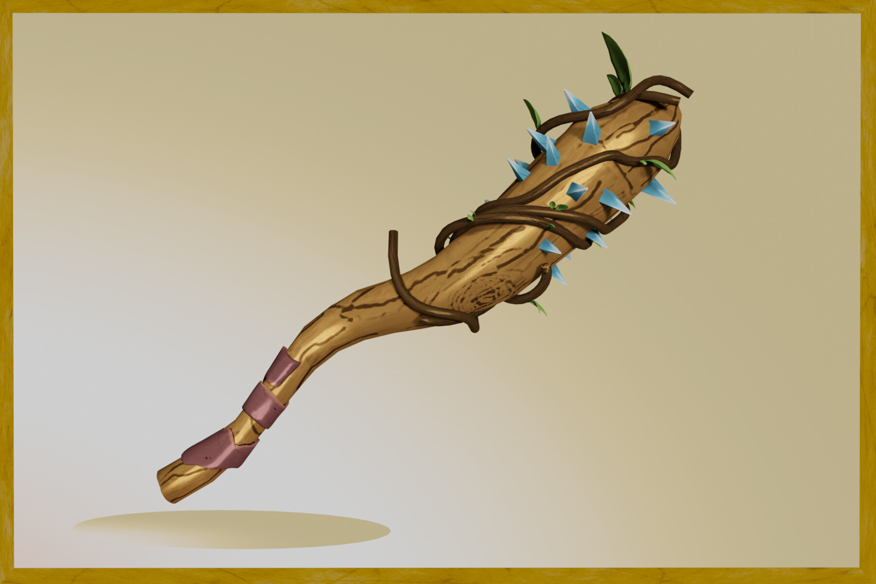 ArtStation - A08 club 3 (small spikes) | Game Assets
