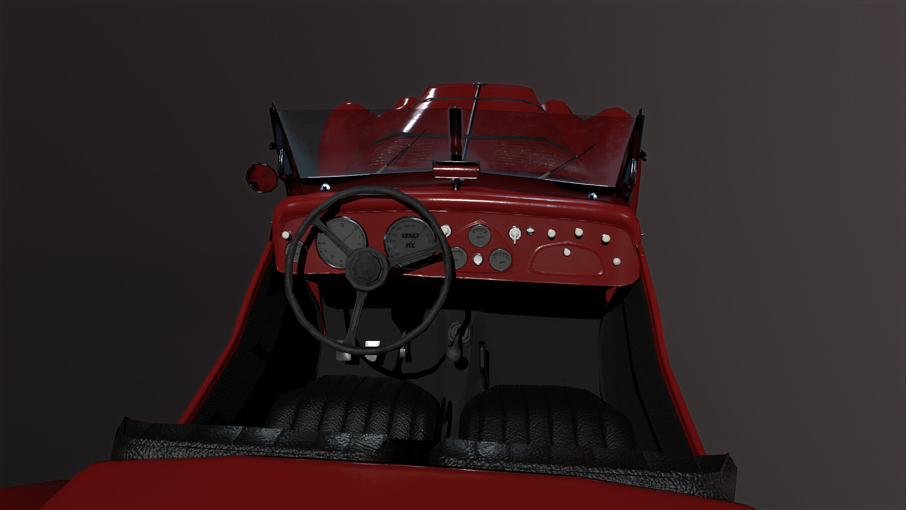 ArtStation - Vintage Car 3D Model | Game Assets