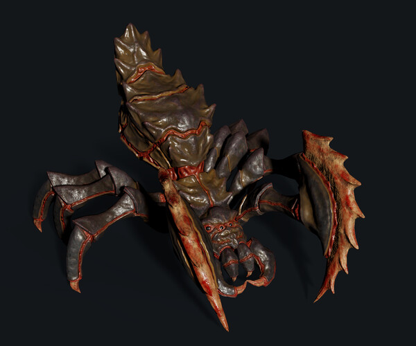 ArtStation - Evil Spider 3 | Game Assets