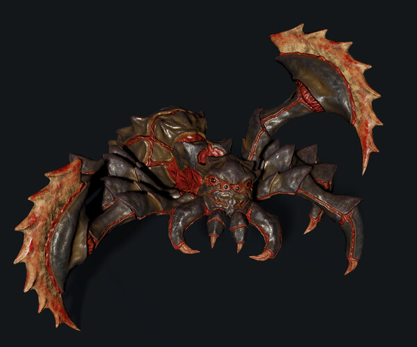 ArtStation - Evil Spider 3 | Game Assets