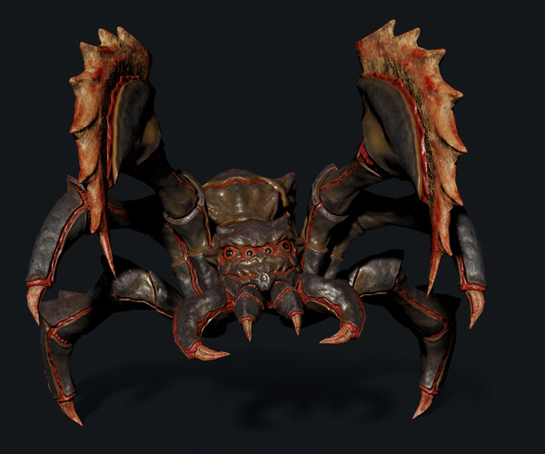 ArtStation - Evil Spider 3 | Game Assets