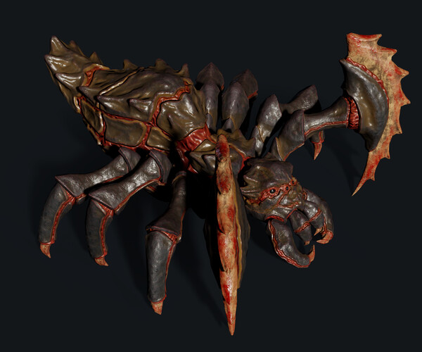 ArtStation - Evil Spider 3 | Game Assets