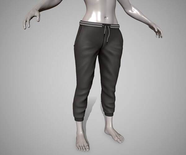 ArtStation - Female sports pants | Game Assets