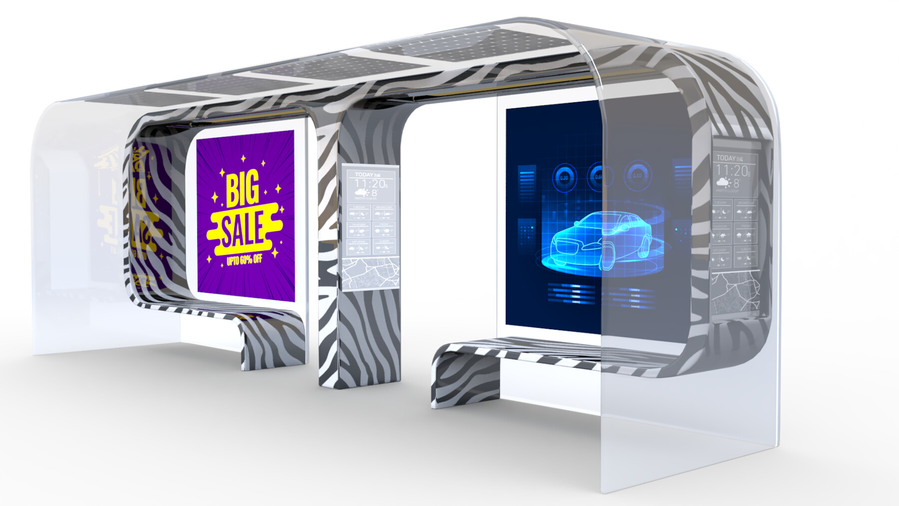 ArtStation - Modern Busstop 2 | Game Assets