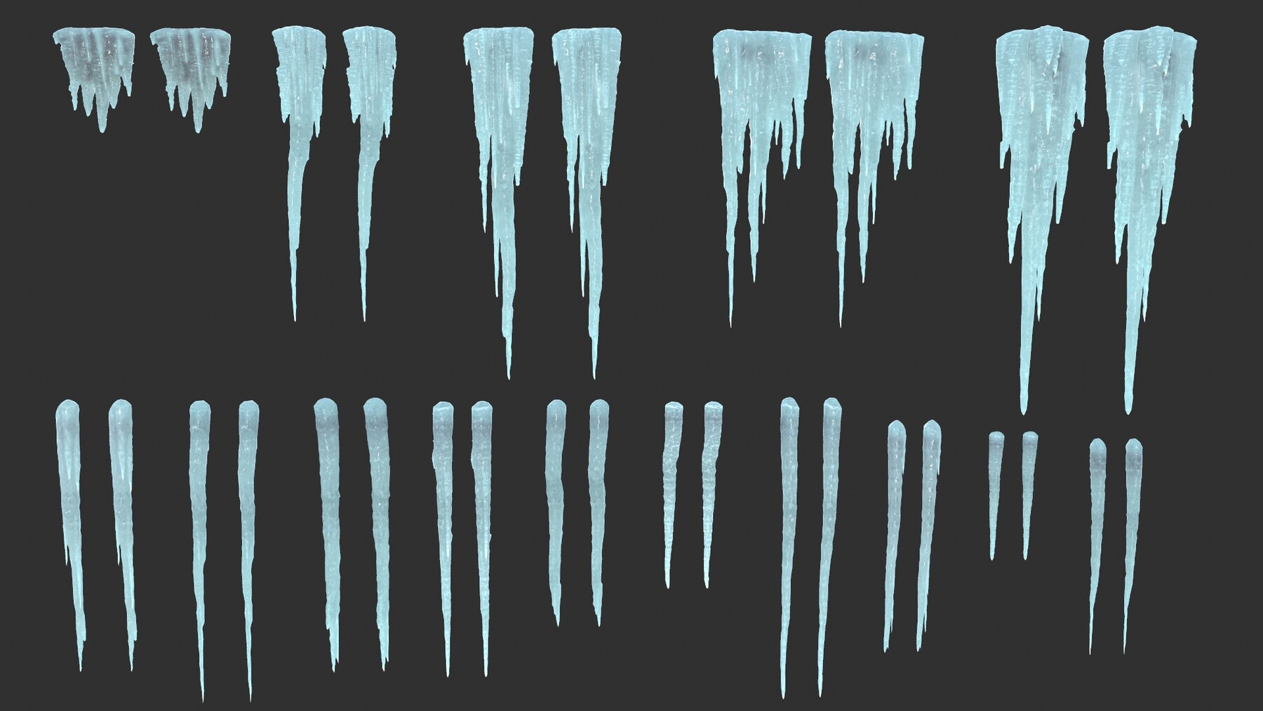 ArtStation - ice set | Game Assets