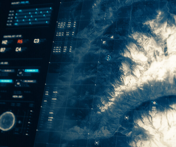 ArtStation - 4K Map / Location FUI & Screen graphics | Resources