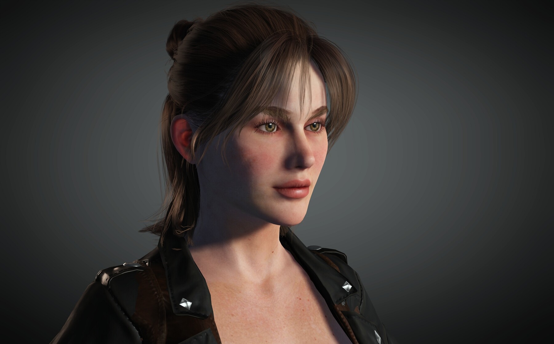 ArtStation - Female Nacked Complete Rigged 3d Character | Game Assets