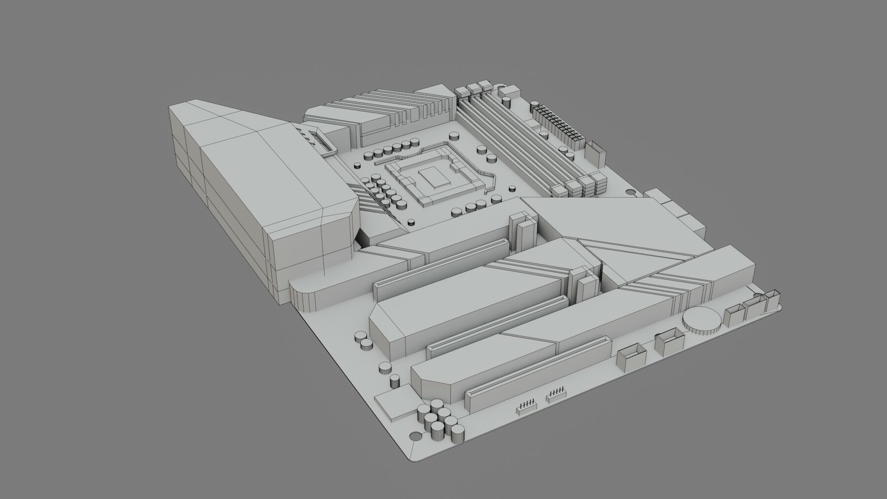 ArtStation - Mother Board - Low Poly | Game Assets