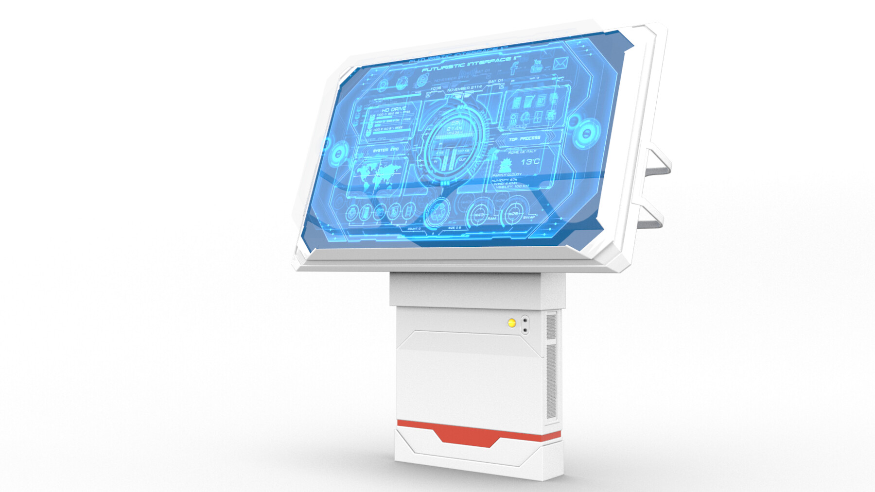 ArtStation - Sci-fi Terminal | Game Assets