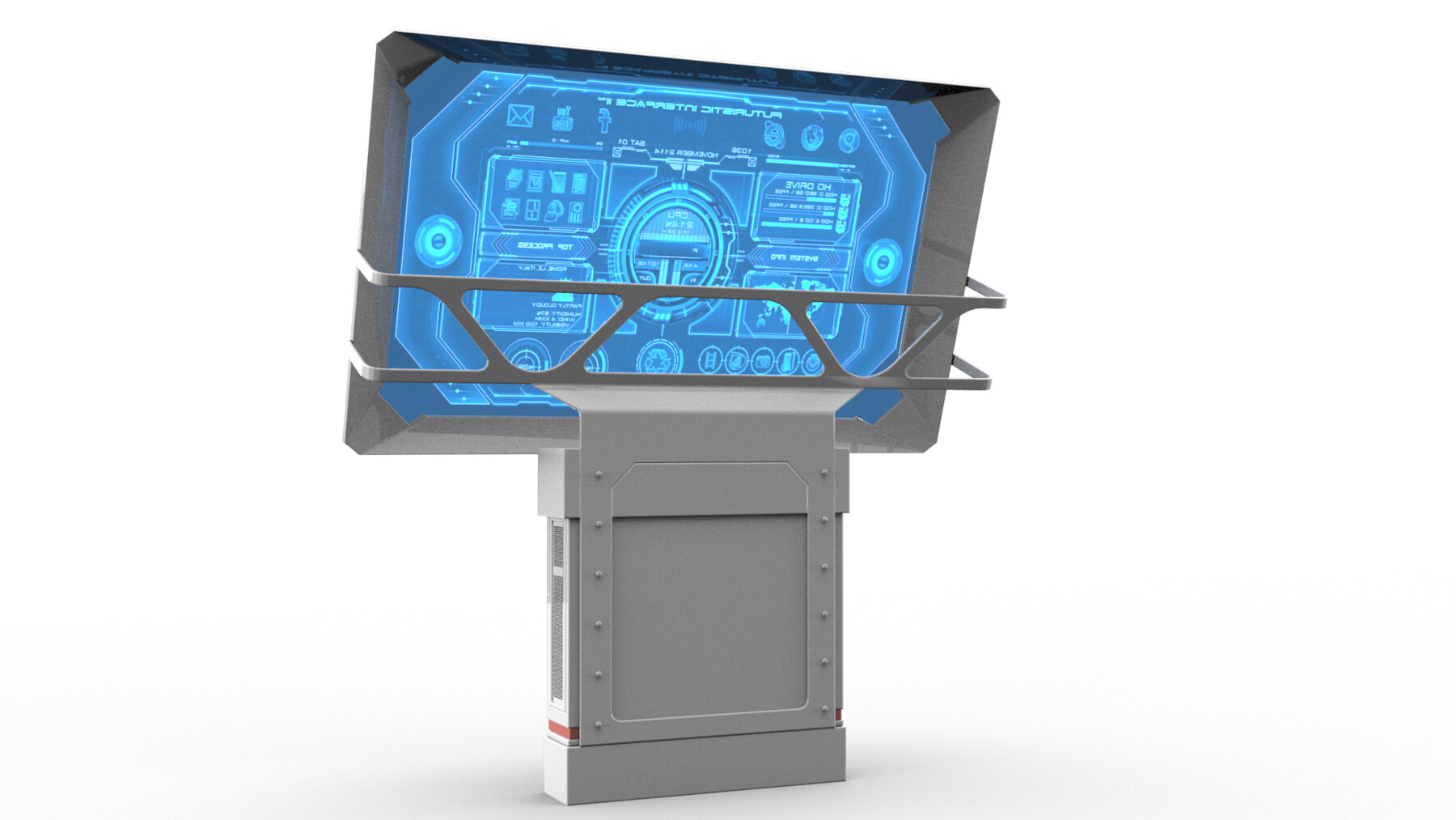 ArtStation - Sci-fi Terminal | Game Assets