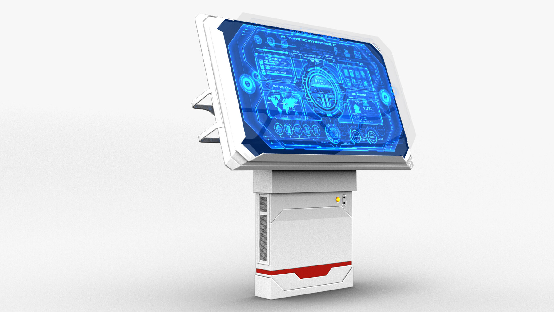 ArtStation - Sci-fi Terminal | Game Assets
