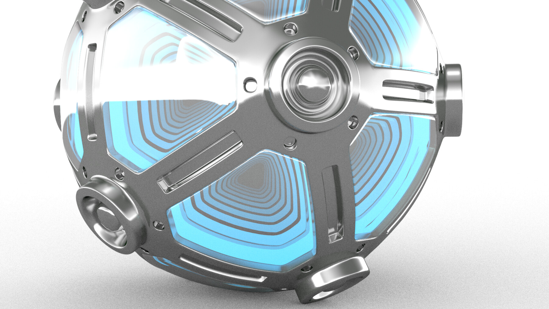 ArtStation - Metal Sphere Lamp Decor | Game Assets