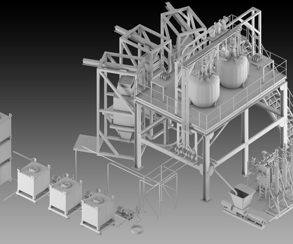 ArtStation - 5 Factory Props- High detail 3d models- Vol 07 | Resources