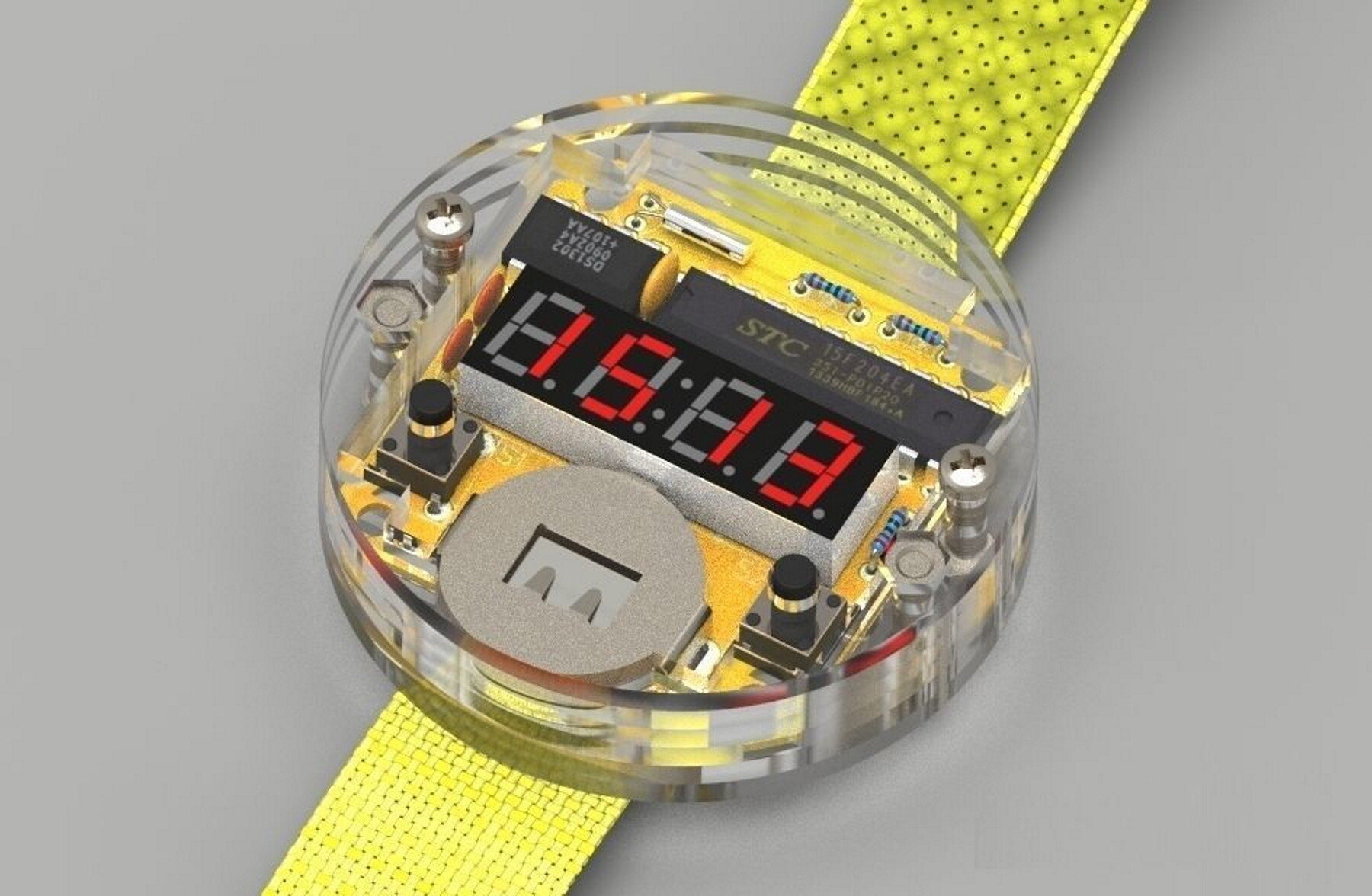 ArtStation - LED Wristwatch | Resources