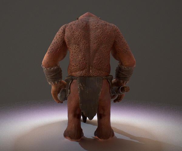 ArtStation - Cave Troll | Game Assets